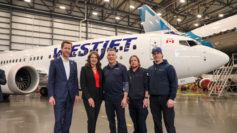 WestJet and the Government of Alberta celebrate two years of successful ...